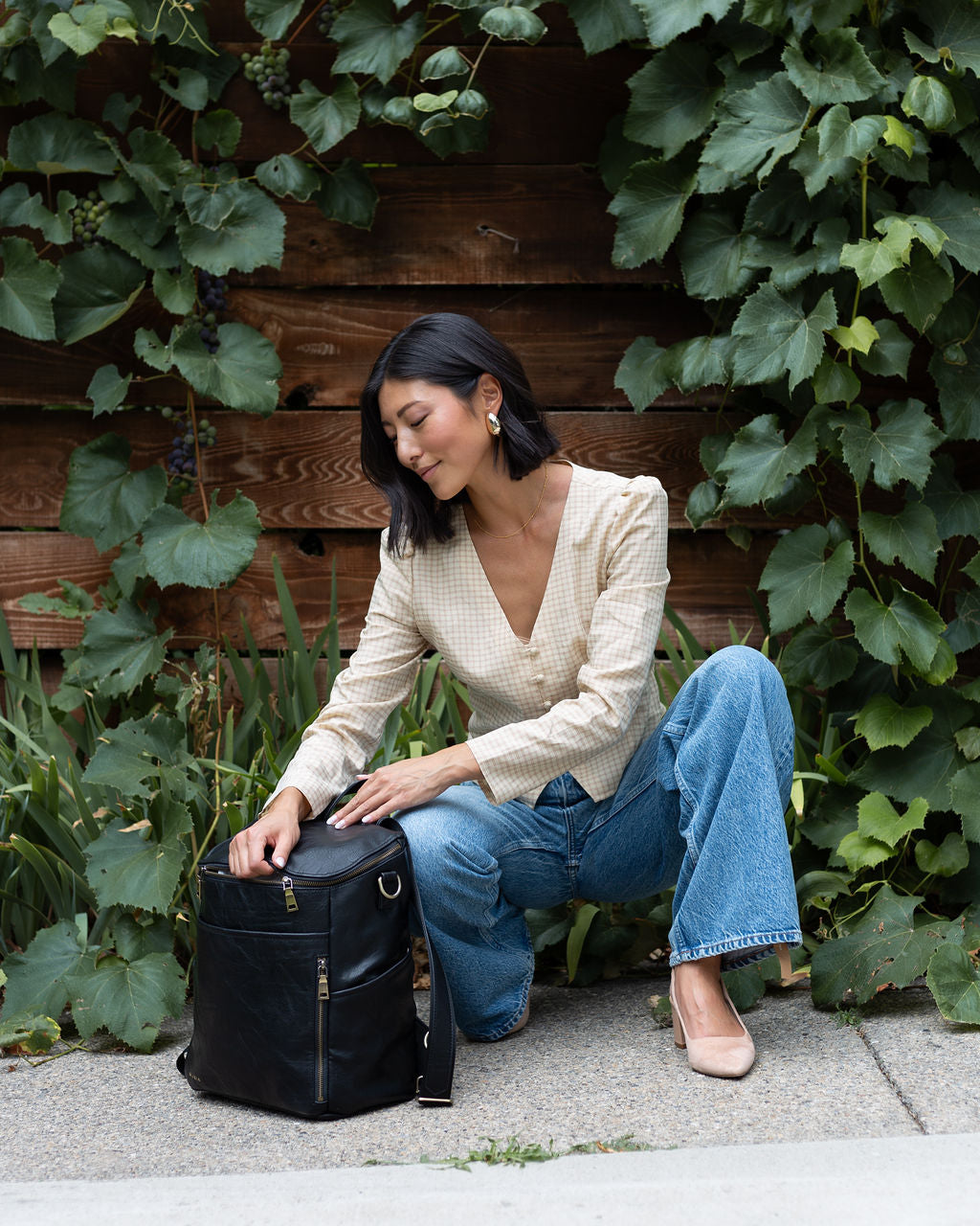 Leather Diaper Bags - Vegan & Full Grain Leather | Azaria