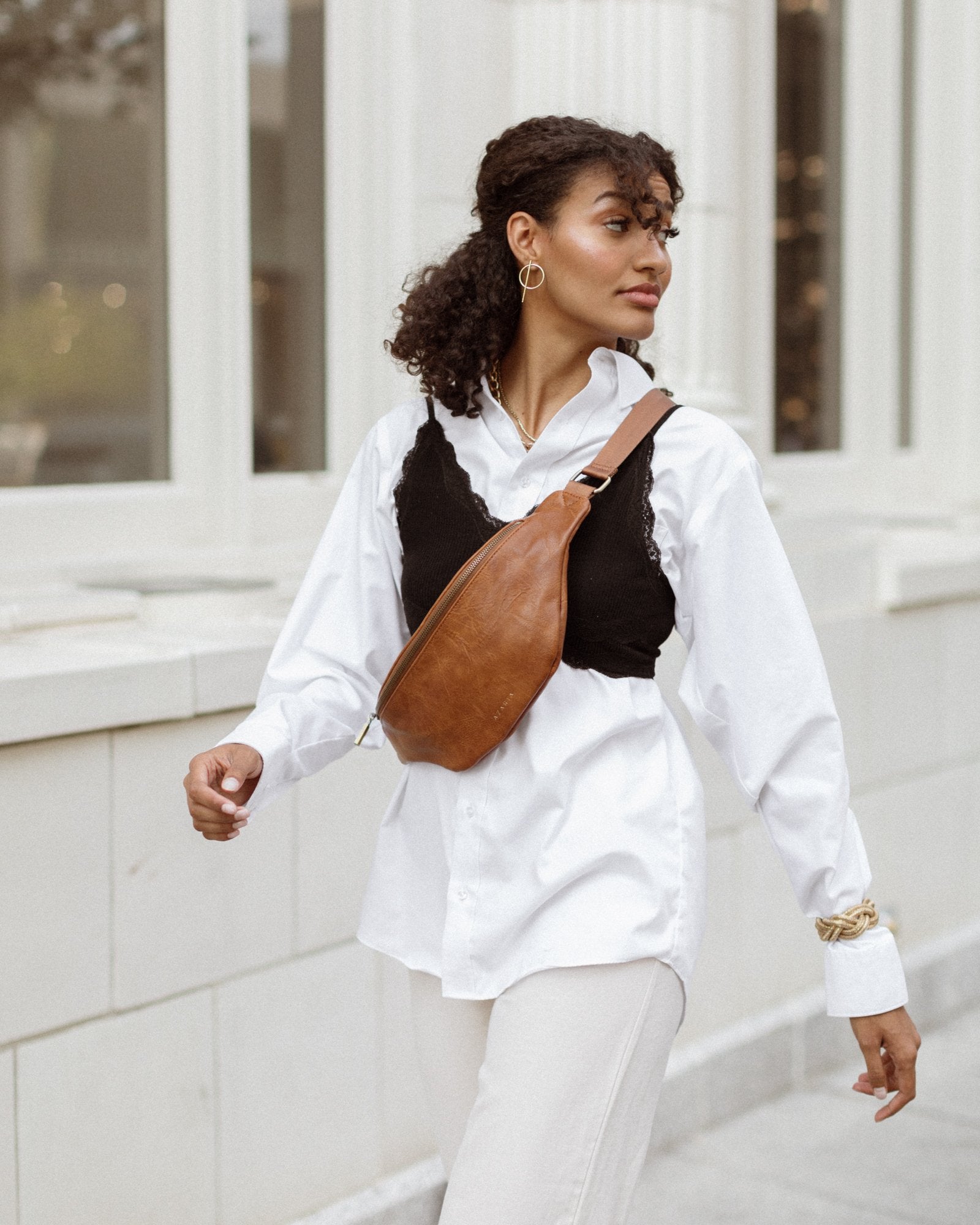 Amie Fanny Pack - Women's Designer Leather Fanny Packs | Azaria