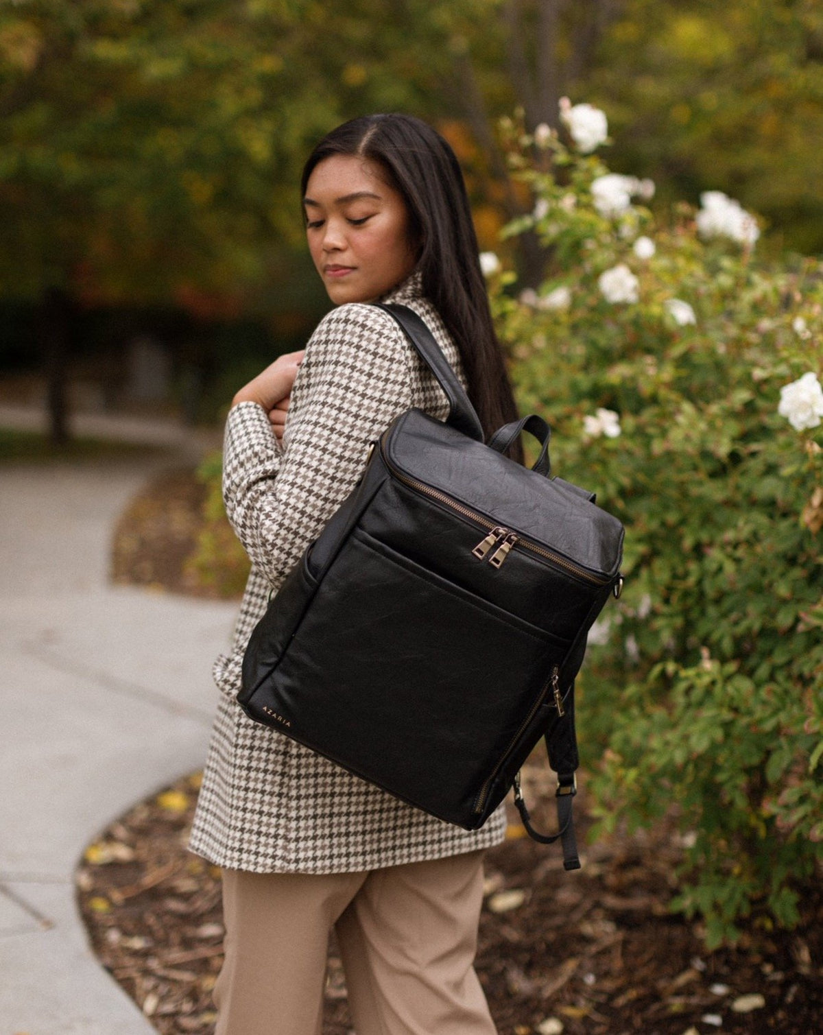 Leather Diaper Bag Backpacks | Azaria