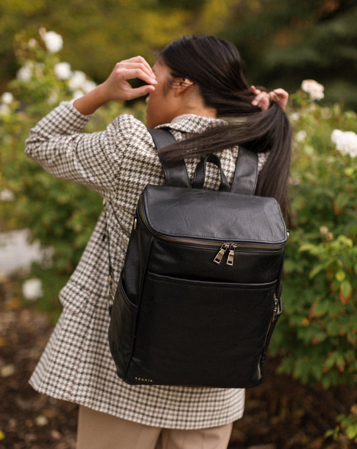 Leather Diaper Bag Backpacks | Azaria