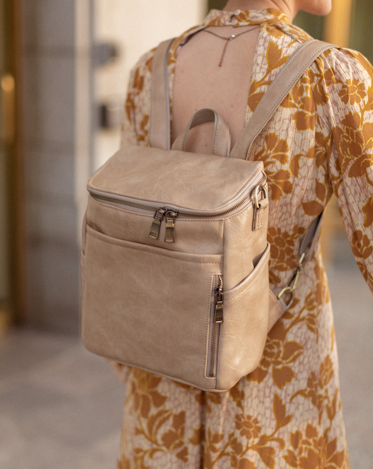 Leather Diaper Bags - Vegan & Full Grain Leather | Azaria